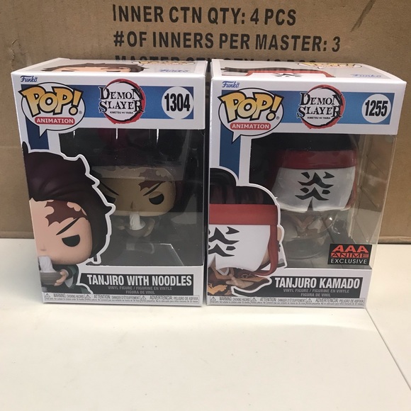 Funko | Other | Funko Pop Lot Demon Slayer Bundle Father And Son | Poshmark